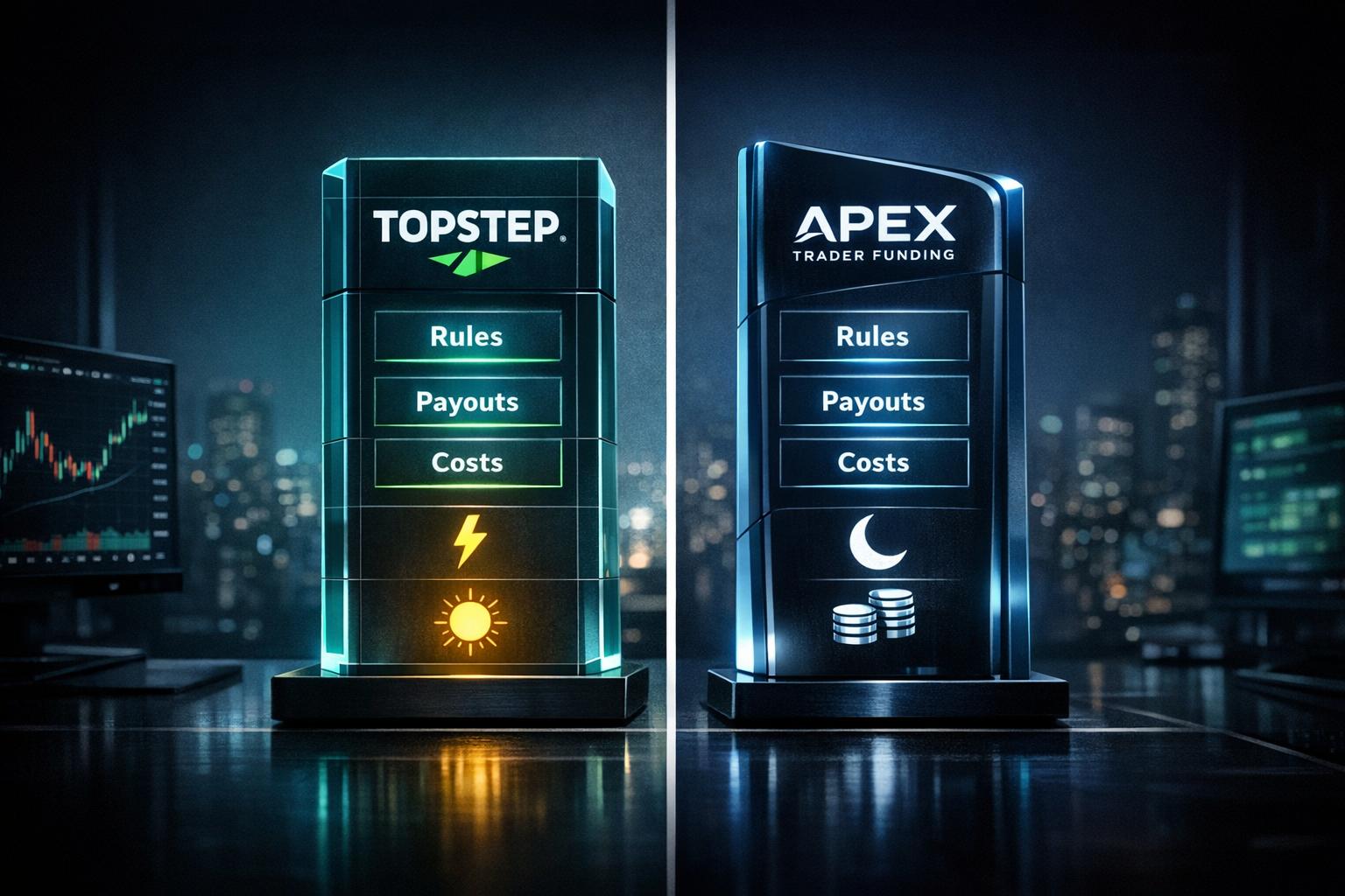 Topstep vs Apex: Full Comparison of Rules, Payouts, and Costs