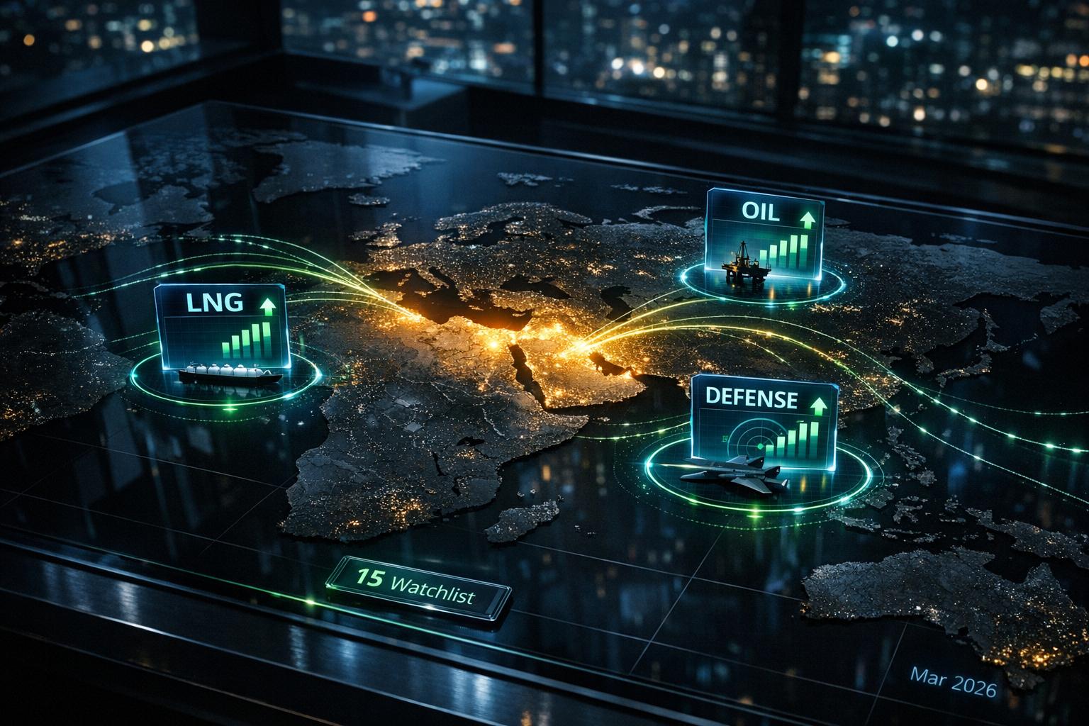15 Energy Stocks to Watch During War: LNG, Oil & Defense Winners Explained