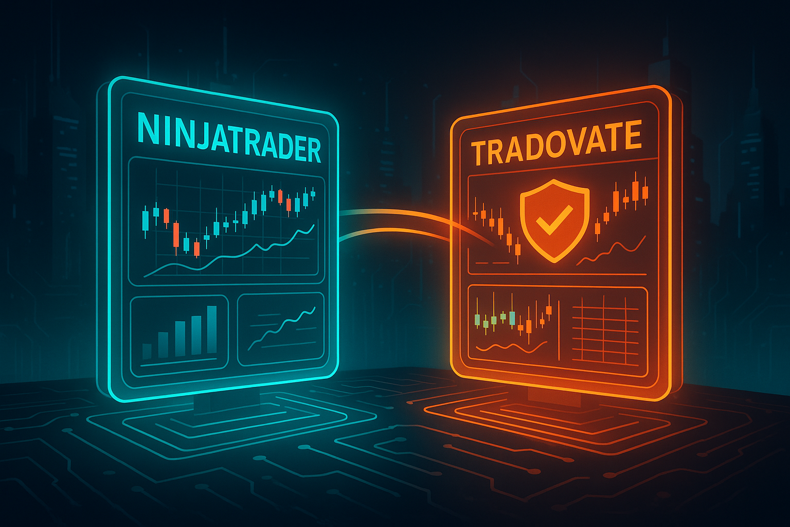 NinjaTrader Tradovate Connection